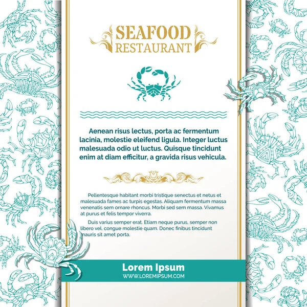 Menu mer images vectorielles, Menu mer vecteurs libres de droits ...