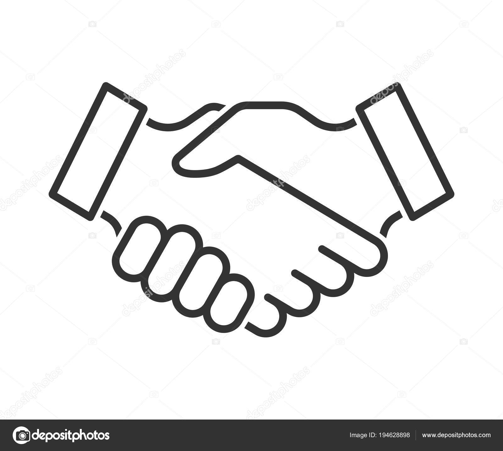 Handshake Line Icon Partnership Agreement Symbol Stock Vector Image by ... Handshake Line Icon Partnership Agreement Symbol Stock Vector Image by ...