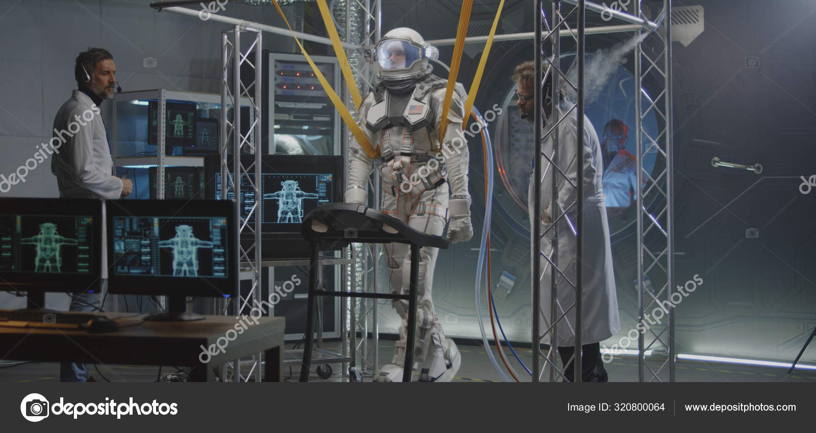 Astronaut Treadmill Model