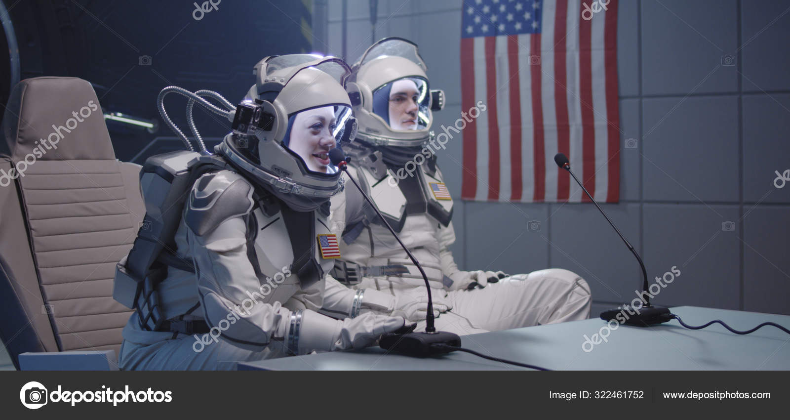 Astronaut Talking On The Phone