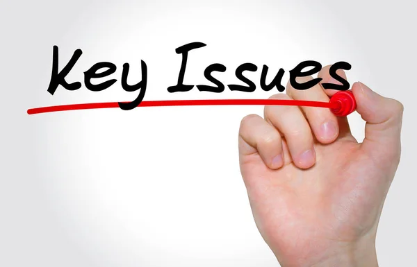 The concept of the key issues text Stock Photos, Royalty Free The ...