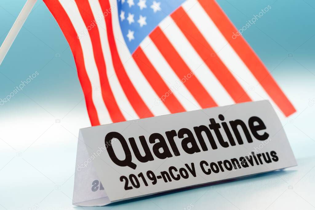 Advertencia de signos pandémicos de cuarentena debido al virus Covid-19 ...