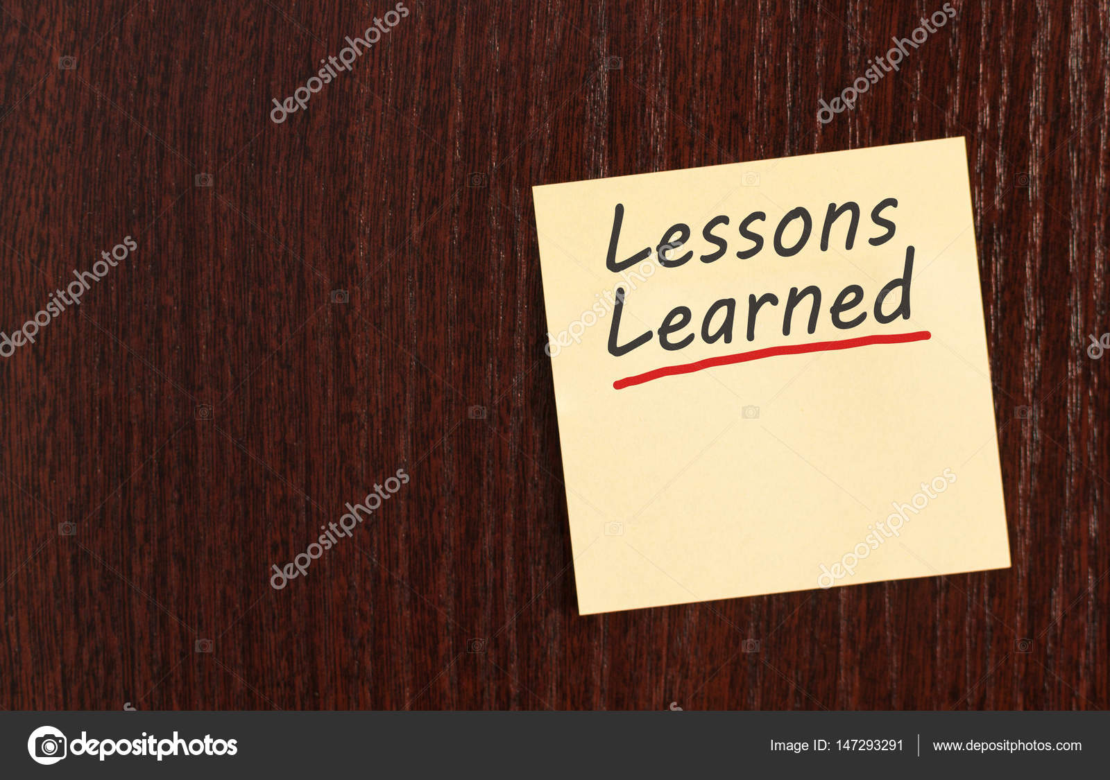 Lessons learned concept note — Stock Photo © yavyav #147293291 Lessons learned concept note — Stock Photo © yavyav #147293291