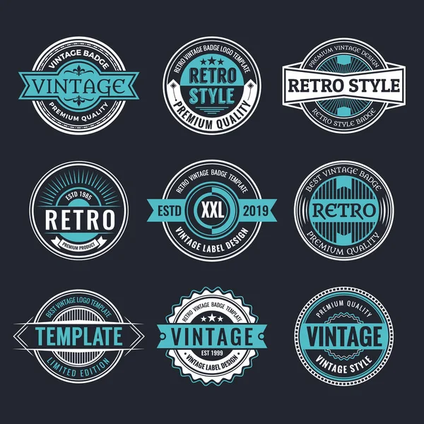 Vintage circle logo Vector Art Stock Images | Depositphotos