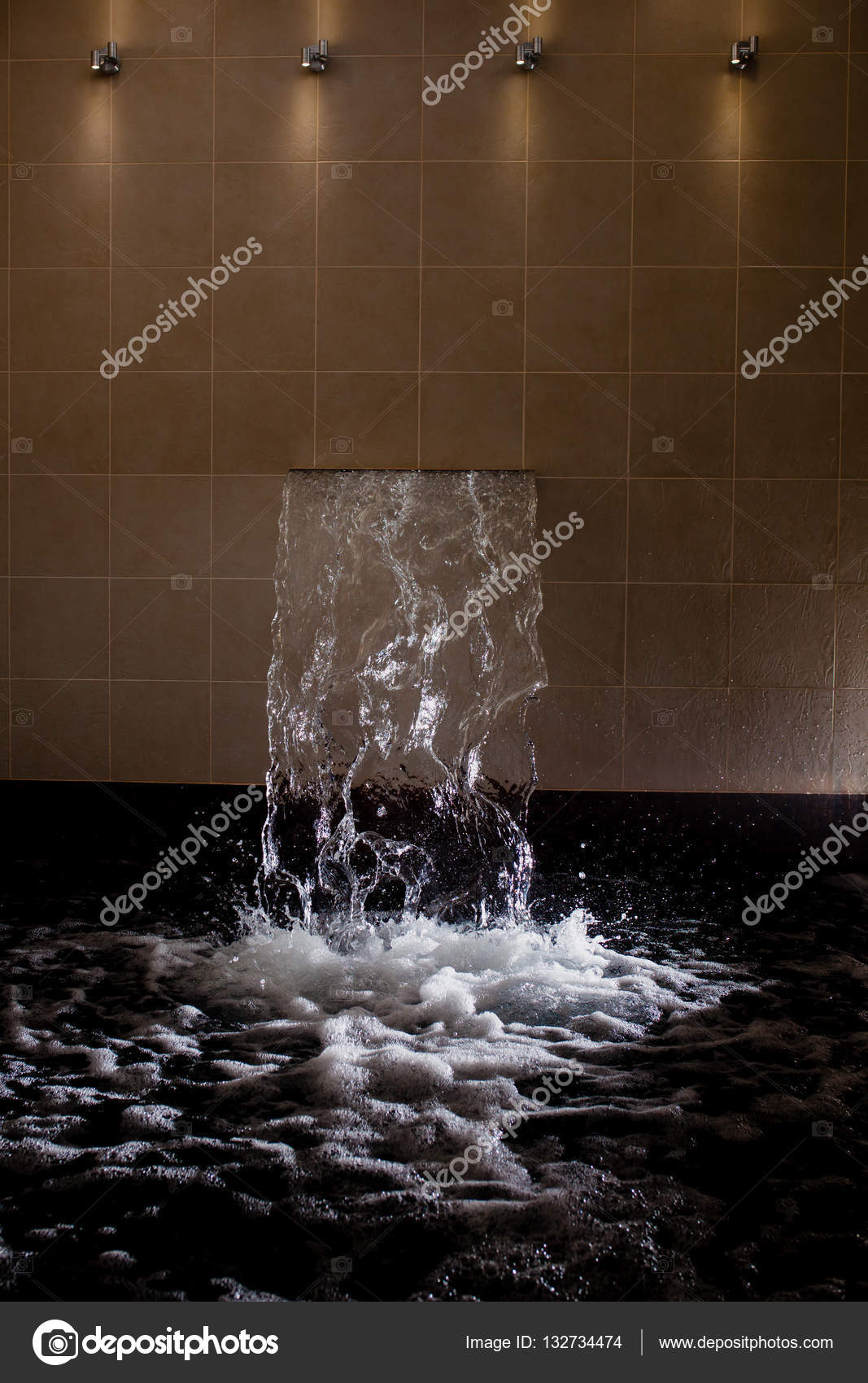 Waterfall and texture of water Stock Photo by ©meatbull 132734474