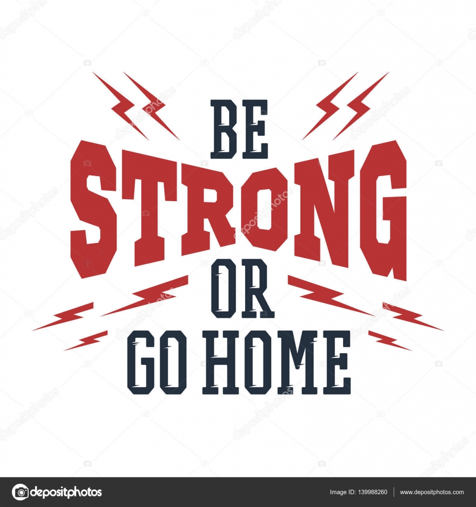 Inspirational red and black vector lettering on white background Stock ...