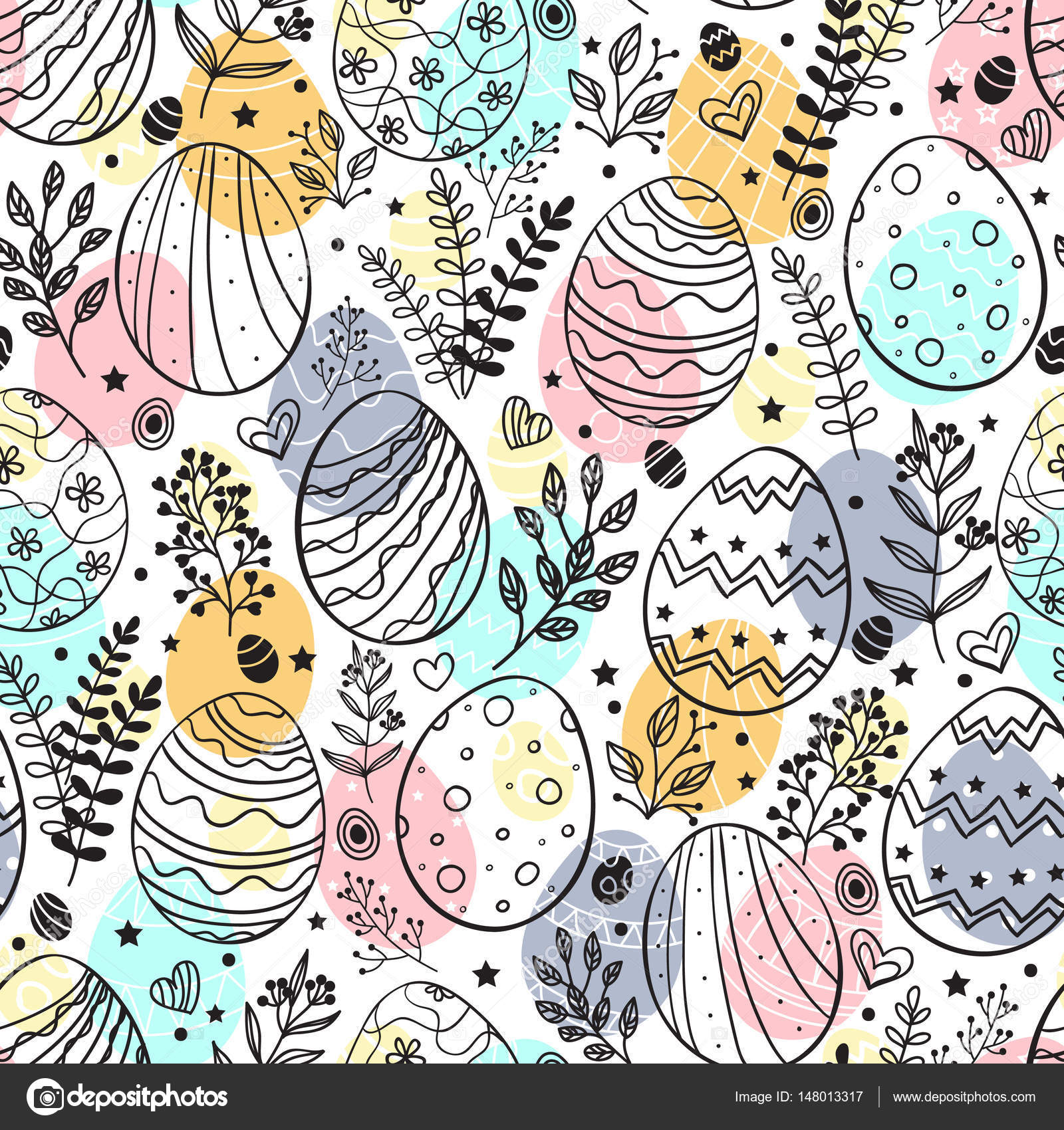 Easter Pattern Vector