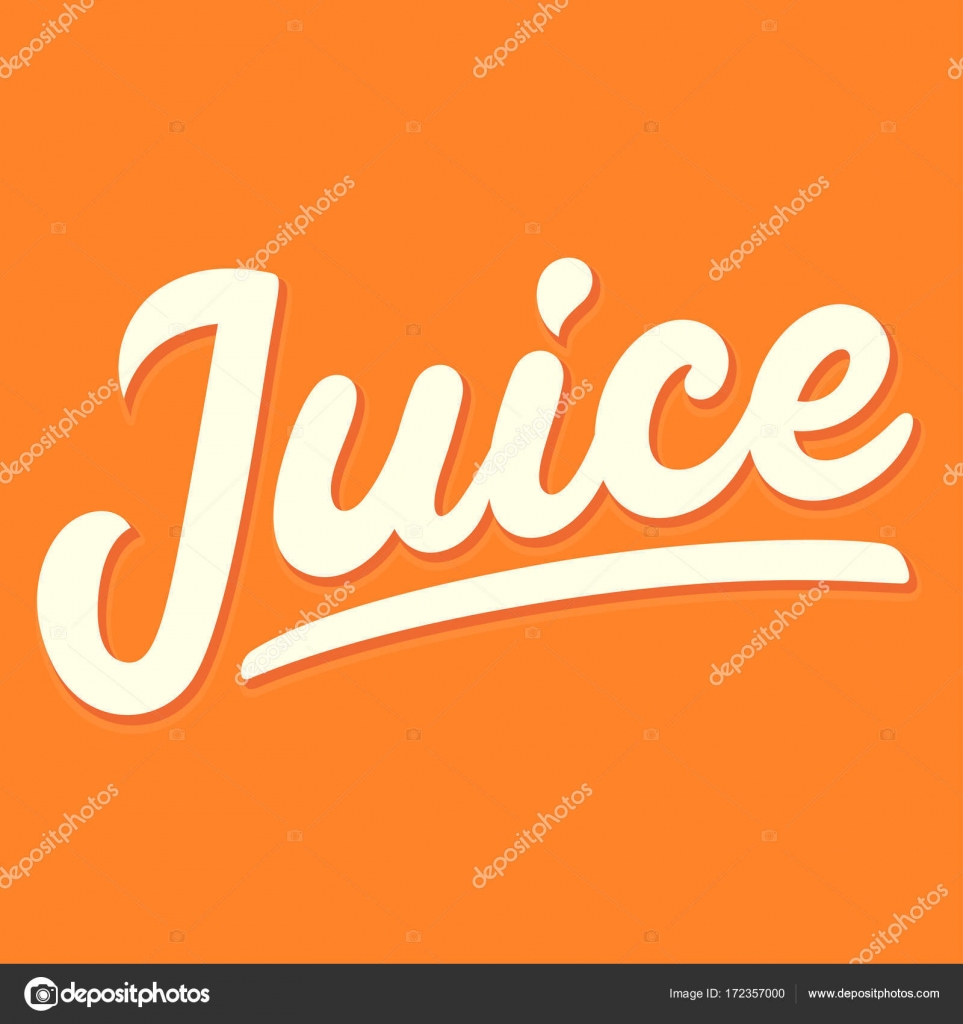 Juice logo lettering Stock Vector Image by ©Sudowoodo #172357000
