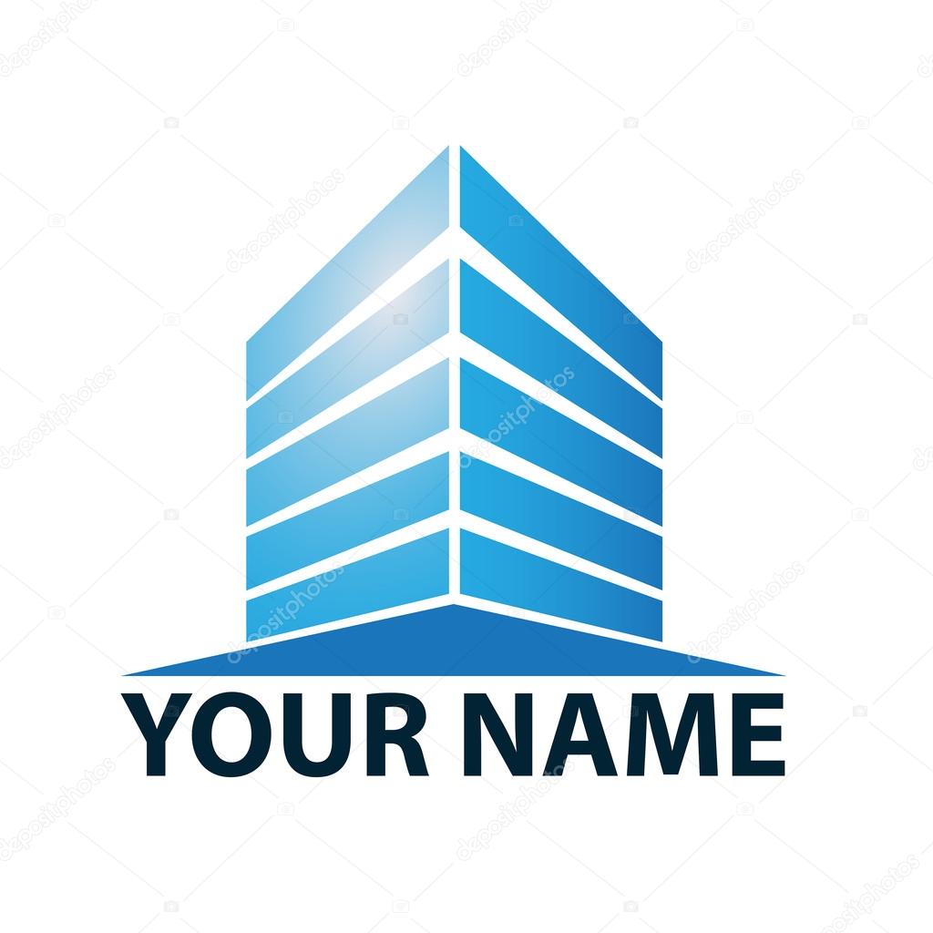 Vector abstract shape of building in glass Stock Vector by ©LuckyTD ...