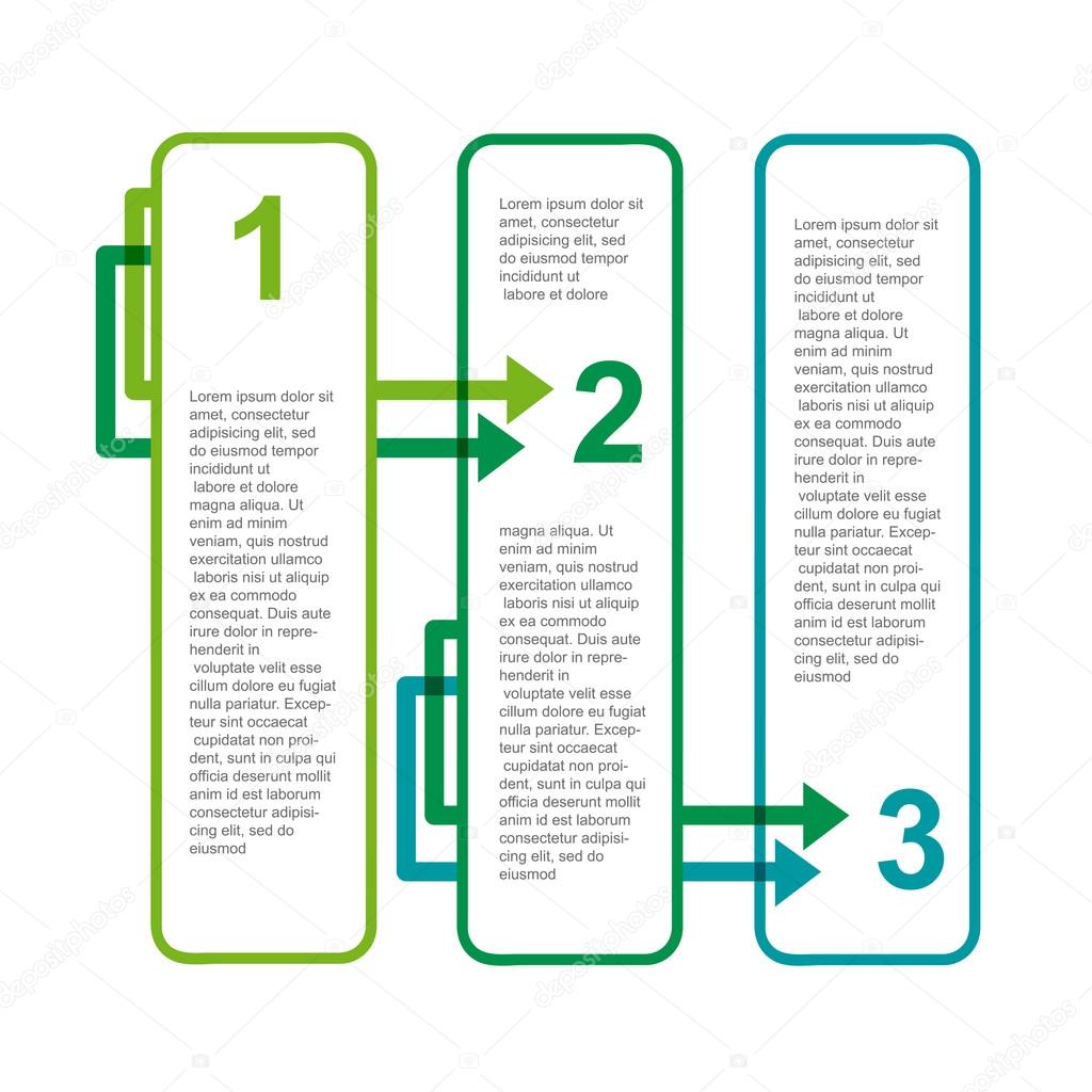 Vector faq labels, three options Stock Vector by ©LuckyTD 128553408