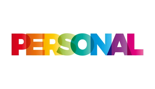 The word American. Vector banner with the text colored rainbow. Stock ...