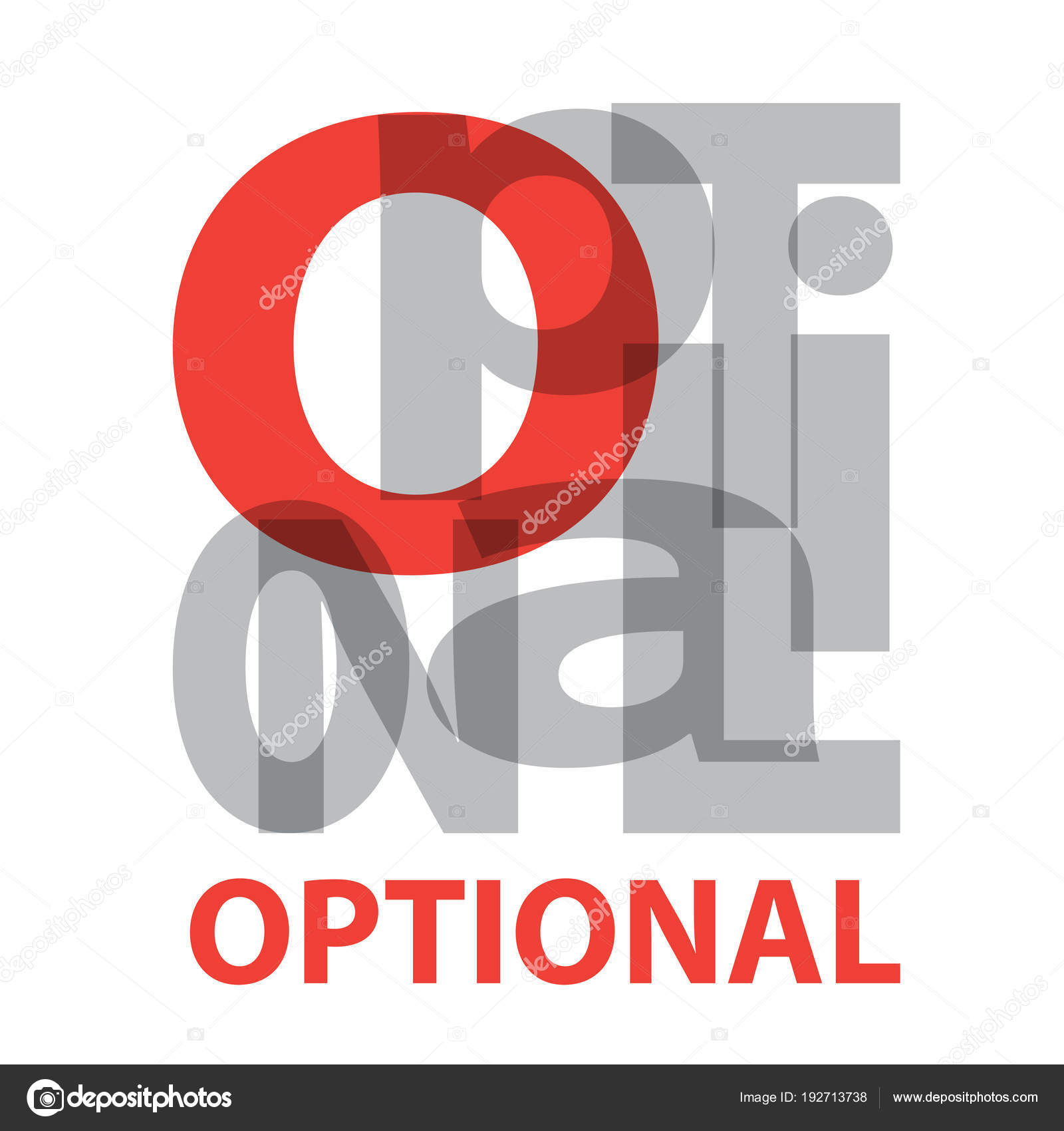 Vector Optional. Broken text Stock Vector by ©LuckyTD 192713738