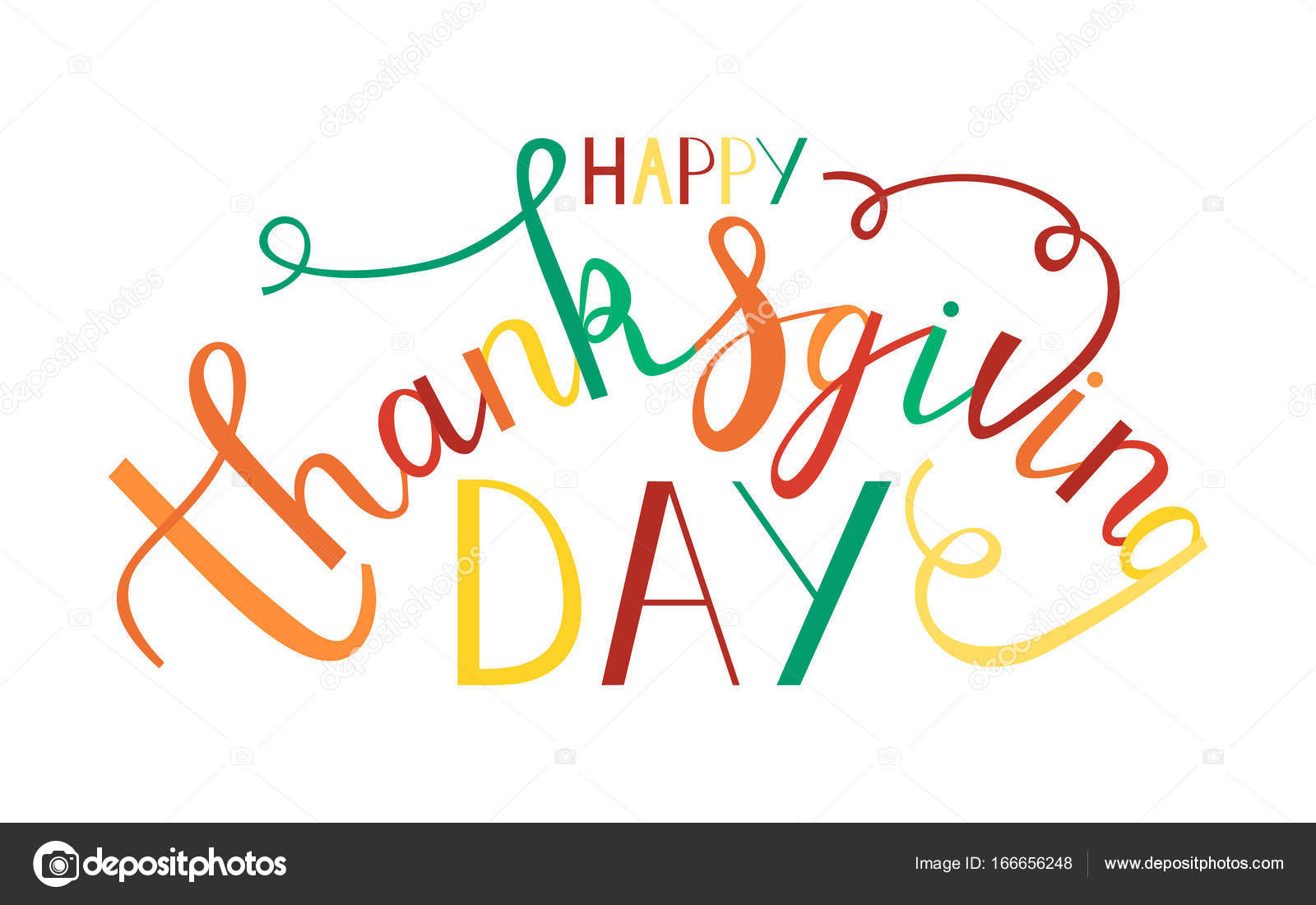 Hand drawn thanksgiving lettering Stock Vector Image by ...
