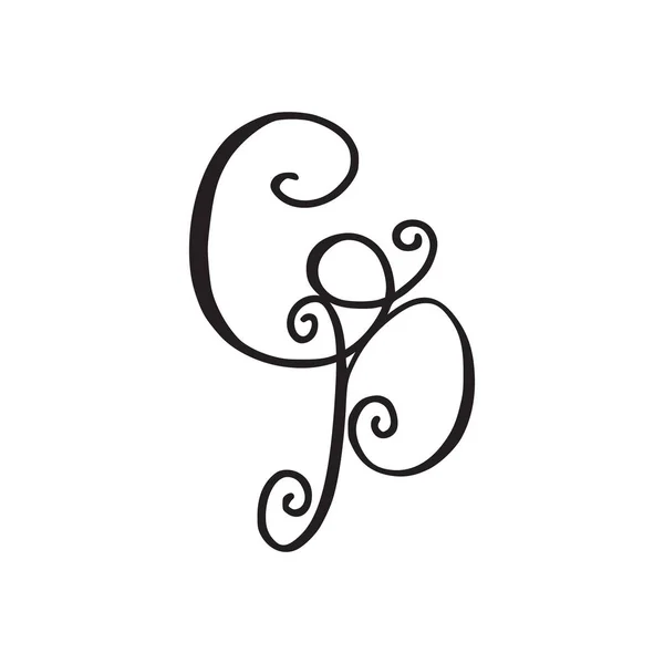 Fancy Calligraphy Letter C