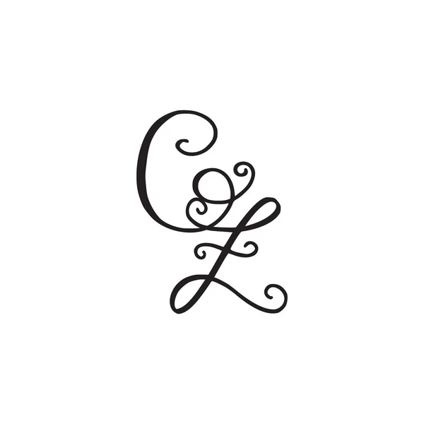Fancy Calligraphy Letter C