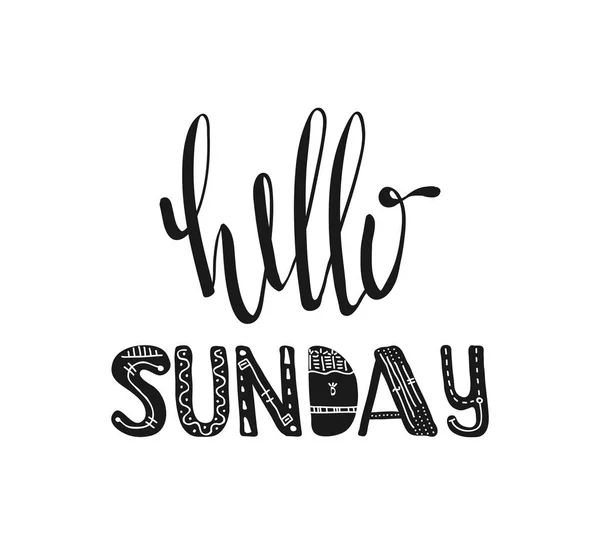 Hello sunshine. Hand drawn poster typography. Inspirational quotes ...