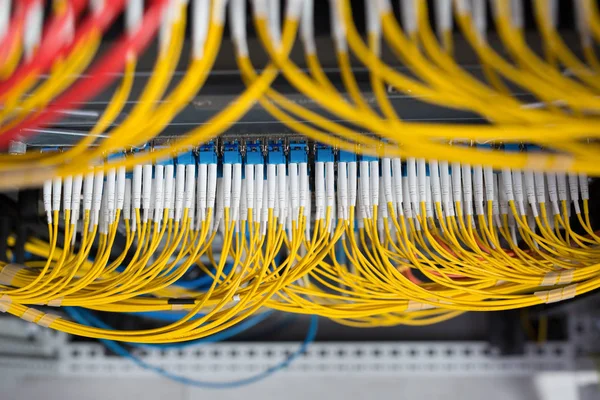Network Server Room Routers Colorful Cables — Stock Photo © Myvisuals ...