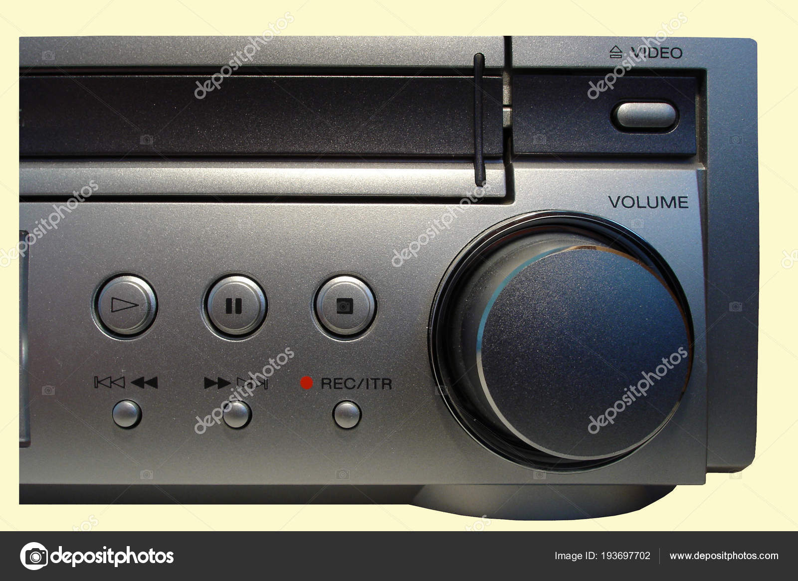 Control Panel Dvd Vcr Receiver — Stock Photo © Foto.Toch #193697702