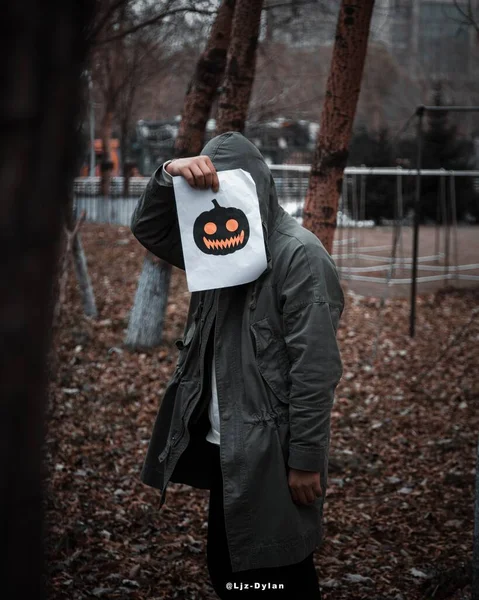 halloween, scary, ghost, man, holding a bag, a vampire, a mask, a face ...
