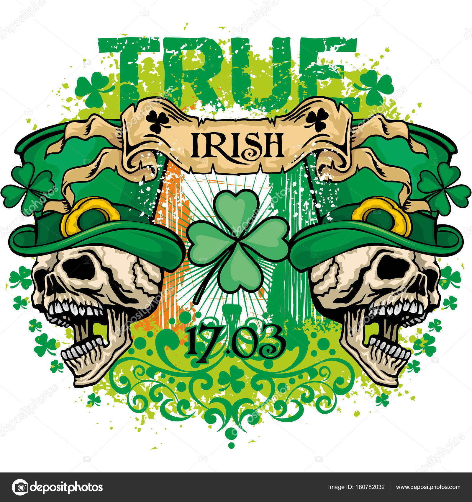 Irish Skull Designs