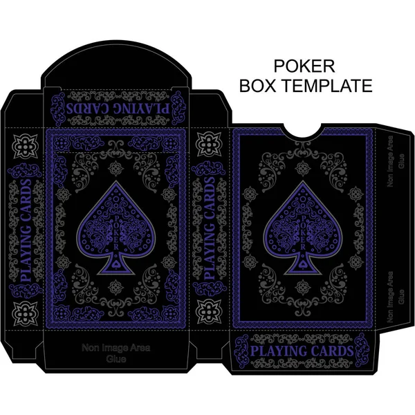 Box Template Poker Playing Card Stock Vector Image by ©amid999 #336869216