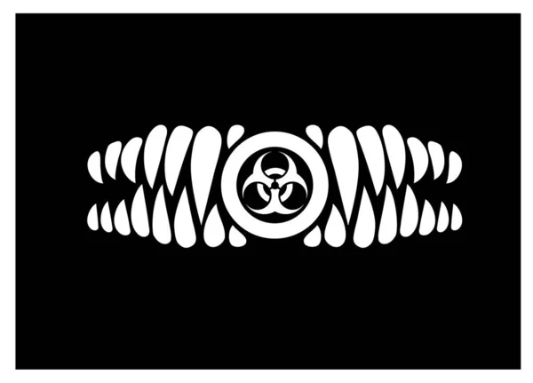 Face Mask Skull Teeth Predator Stock Vector by ©amid999 357795920