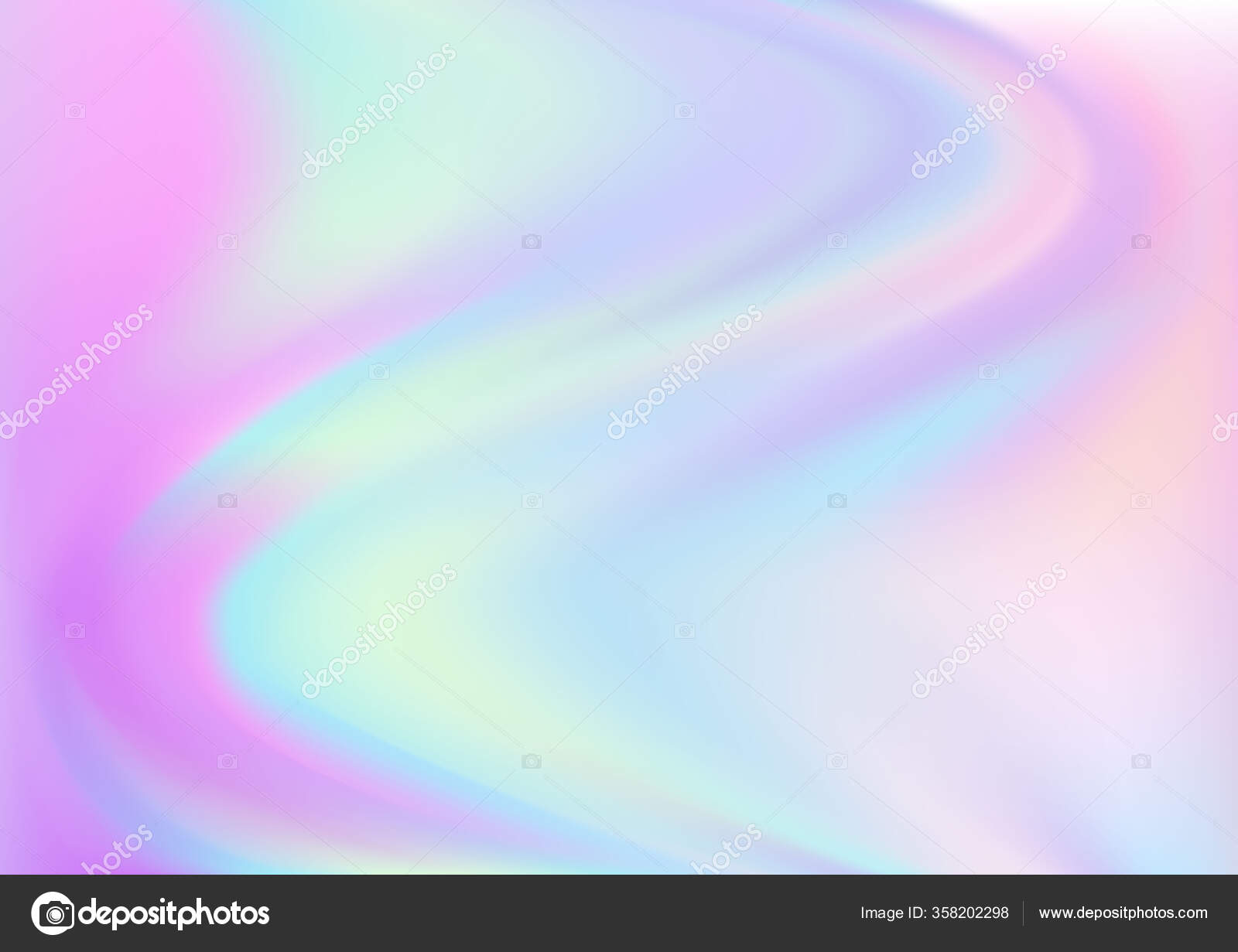 Holographic creative foil backdrop. Modern vector design. Stock Vector ...