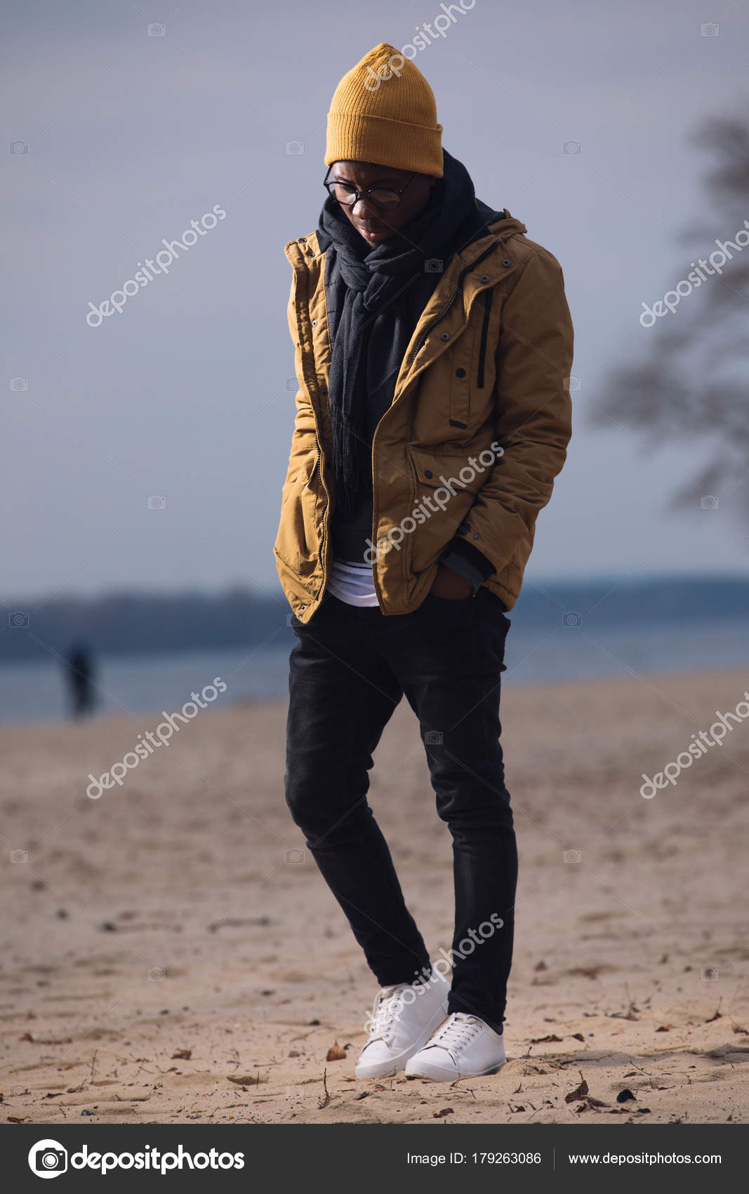 Guy Standing Alone Sad