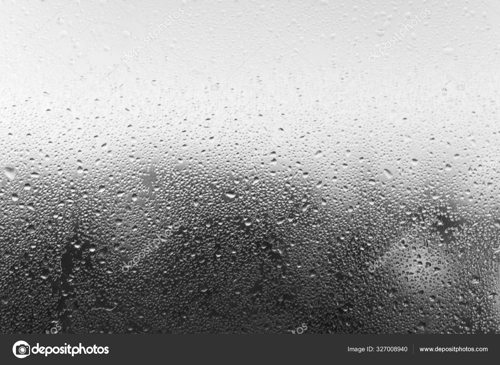 Condensation On Glass Black And White