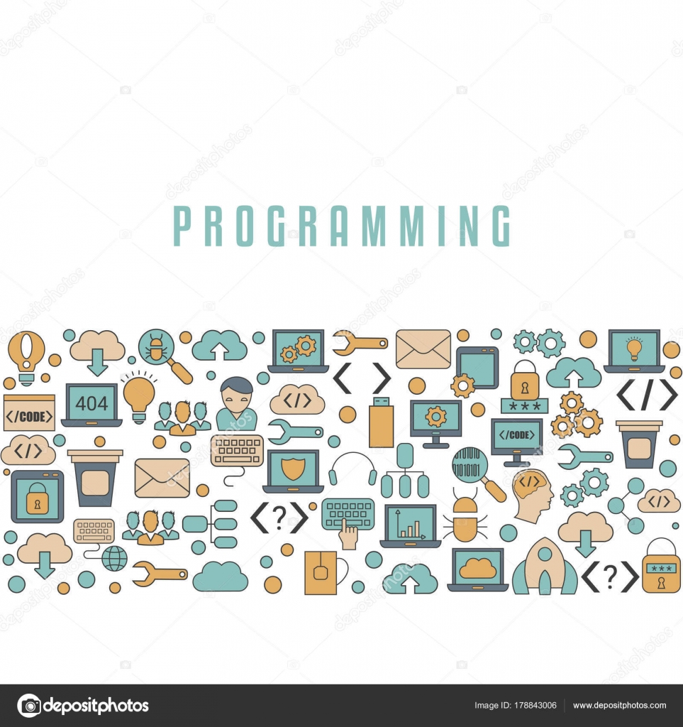 Coding And Programming Background ⬇ Vector Image By © Ninamunha Vector Stock 178843006