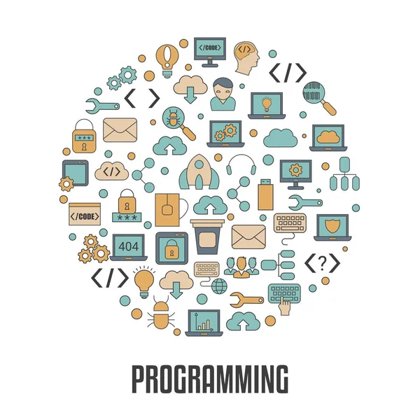 Coding and programming concept Stock Vector Image by ©NinaMunha #182925272 Coding and programming concept Stock Vector Image by ©NinaMunha #182925272