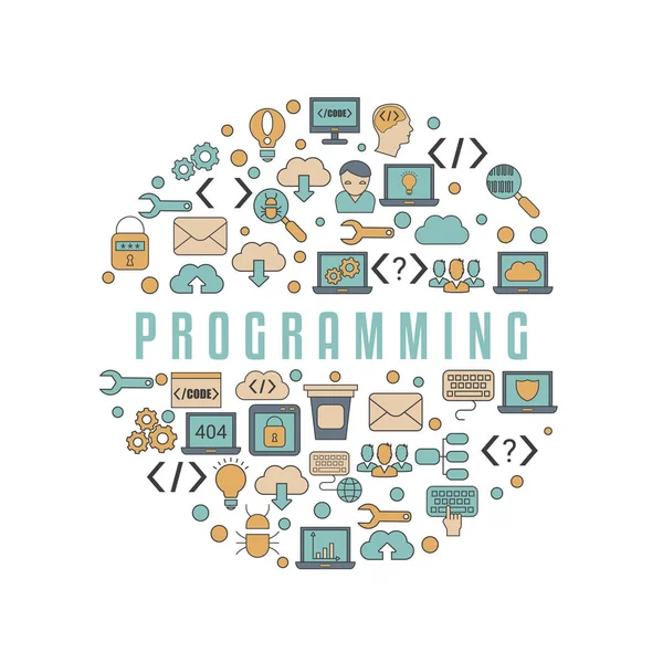 Coding and programming background. ⬇ Vector Image by © NinaMunha ...