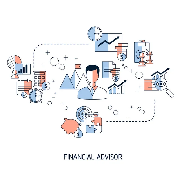 Financial advisor Vector Art Stock Images | Depositphotos