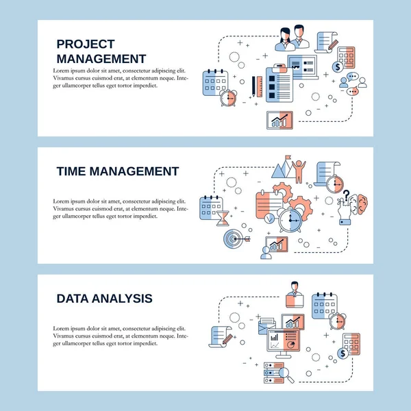 Project Management Concept Vector Illustration Website App Banner Etc ...