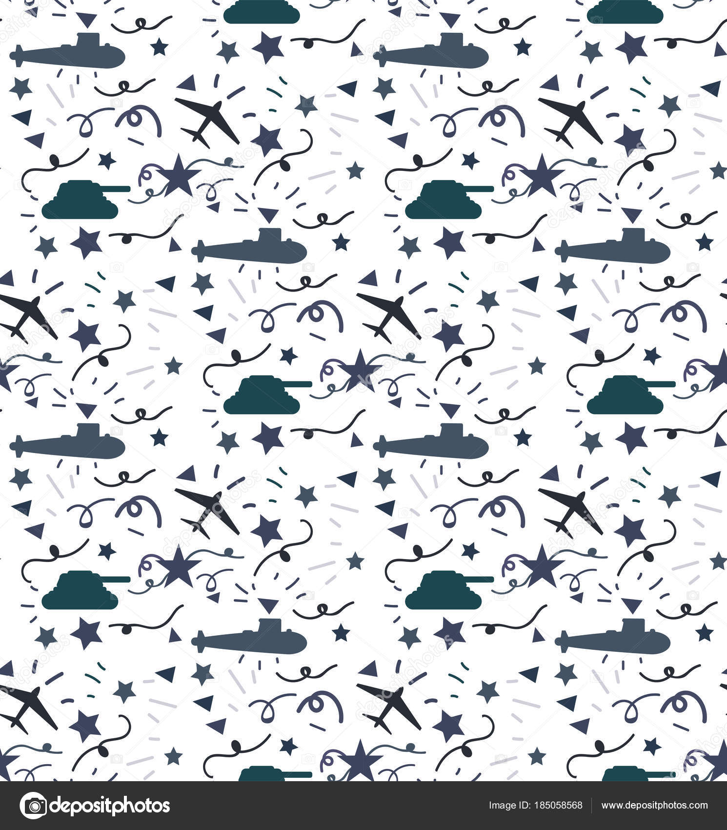 Military seamless pattern Stock Vector Image by ©barsrsind #185058568