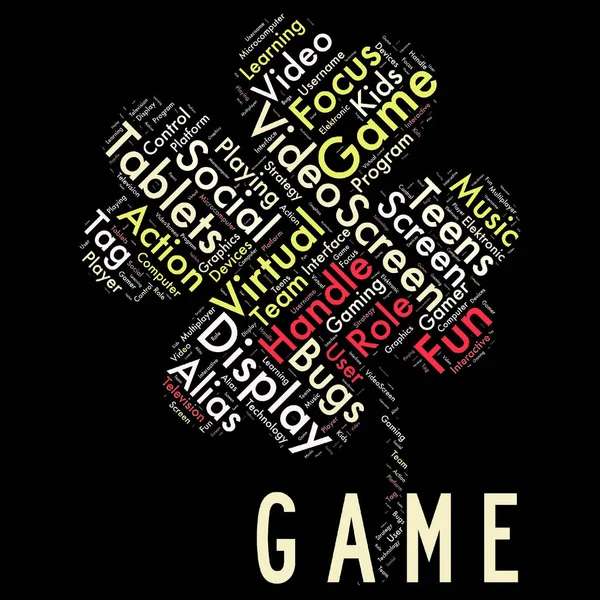 Word Cloud Game Background Stock Photo by ©11Alesanko11 693714558