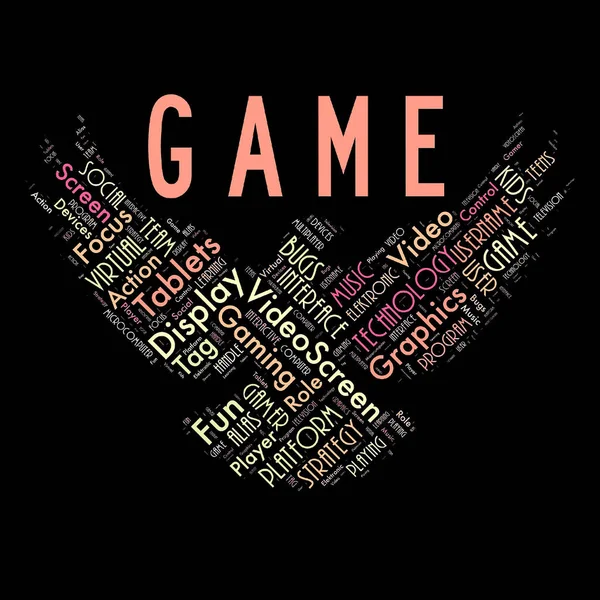 Word Cloud Game Background Stock Photo by ©11Alesanko11 693714558