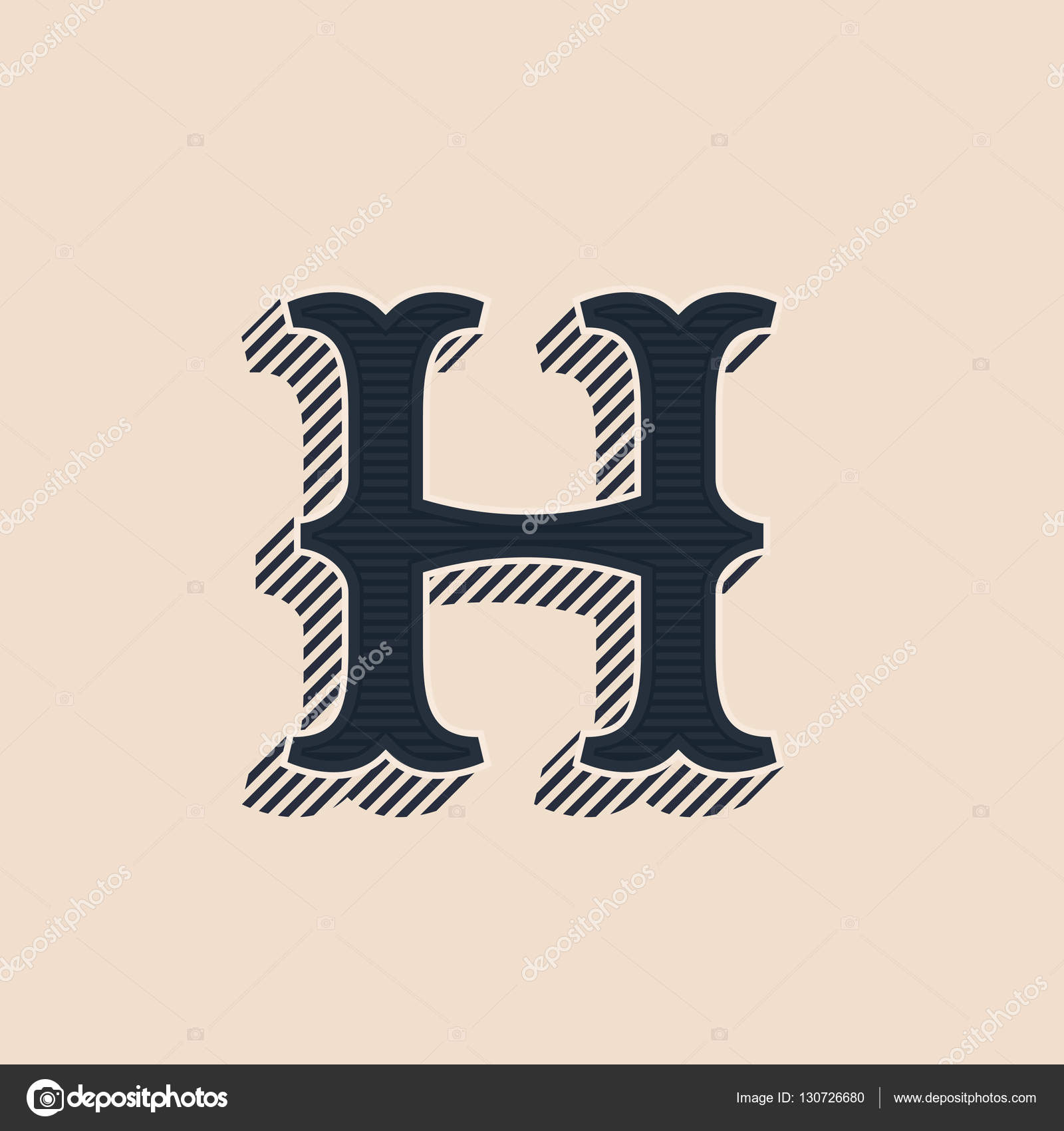 Letter H Font Styles