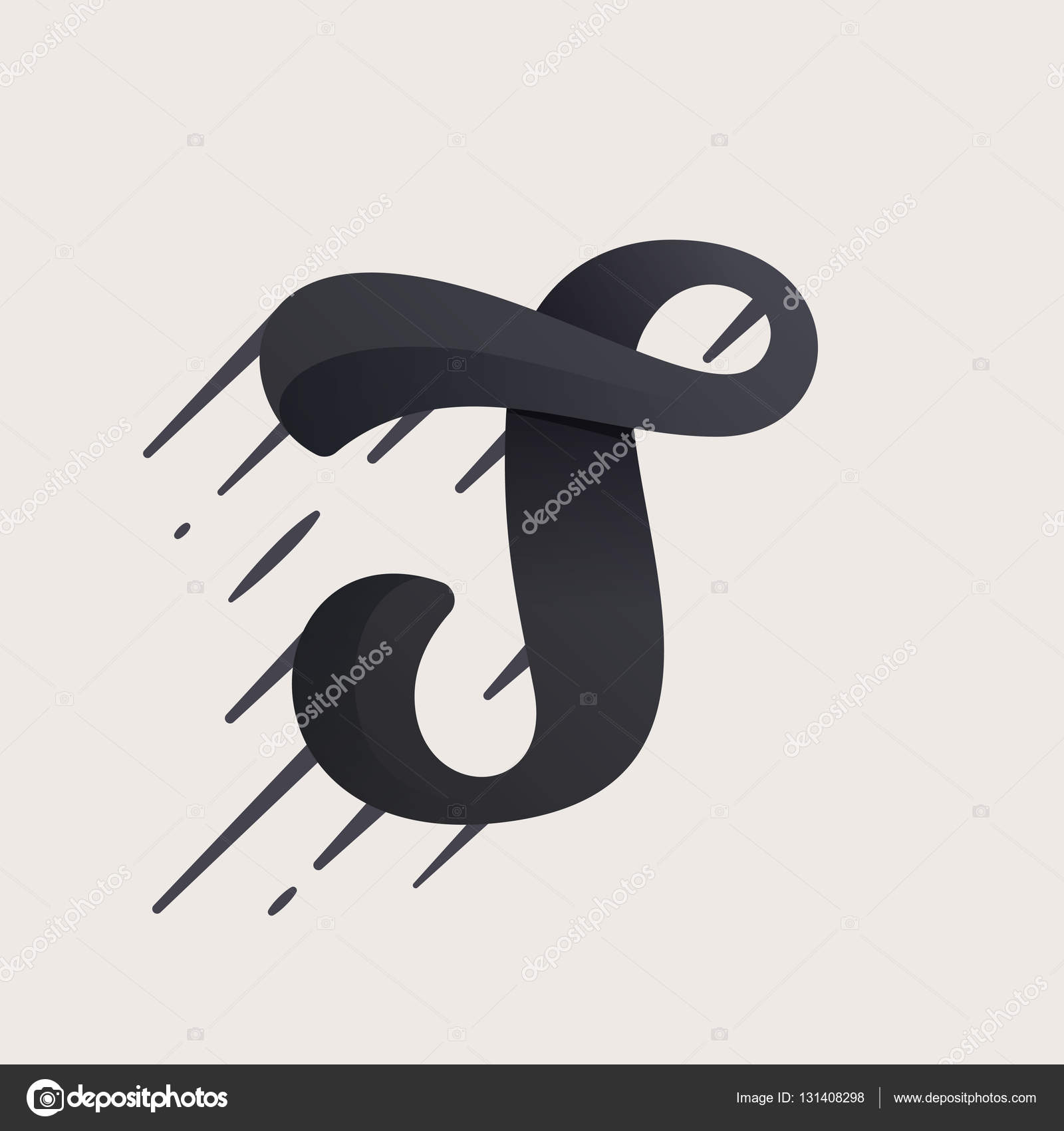 T letter logo. Fast speed vector script type. — Stock Vector © kaer ...
