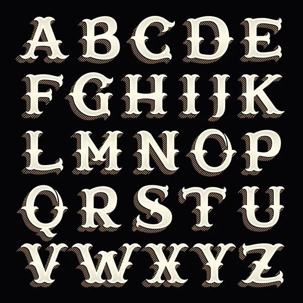 Flare With Western Style Fonts