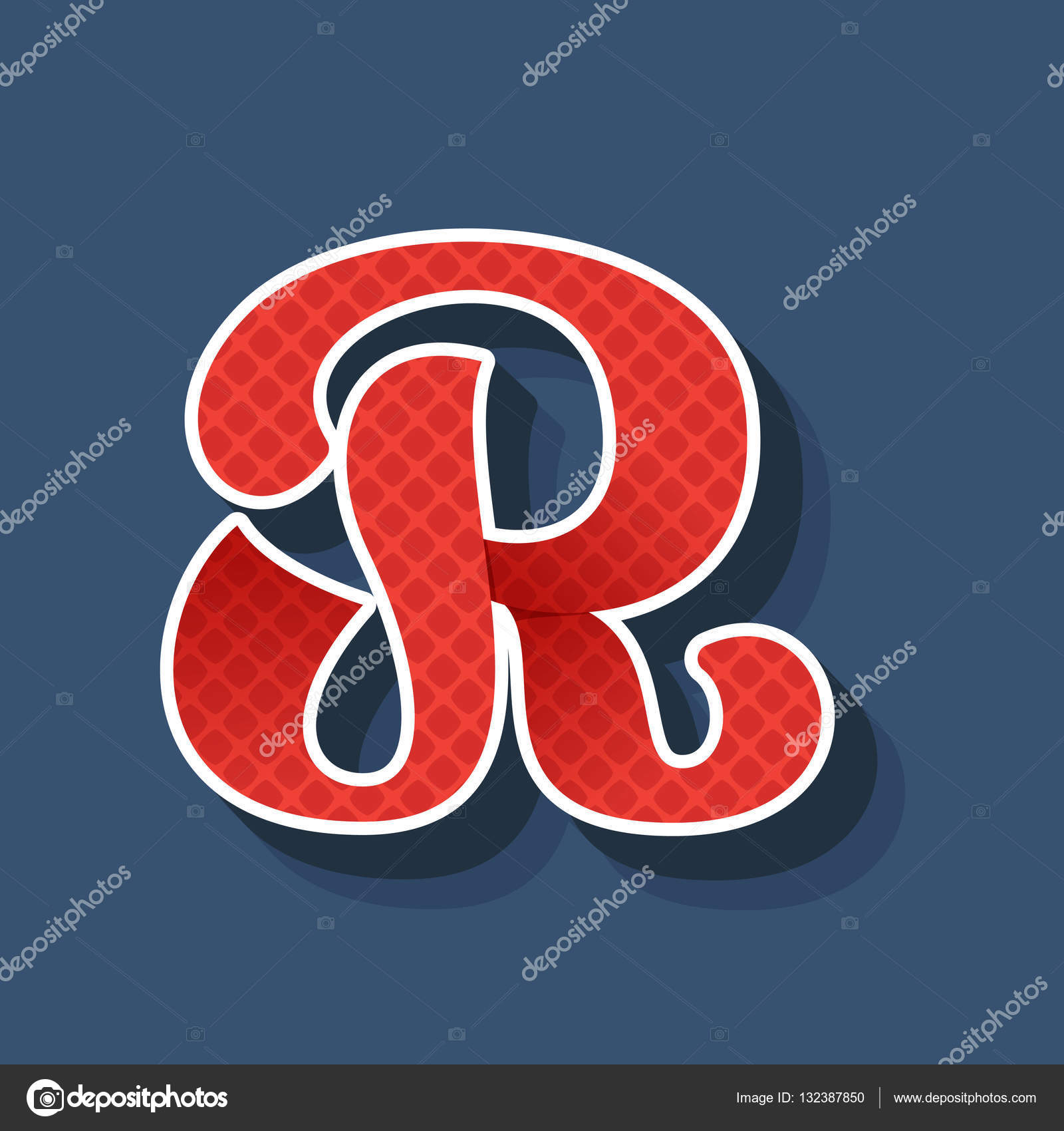 Script Letter R Font