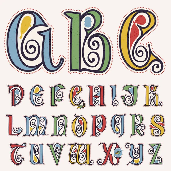 Alfabeto tribal imágenes de stock de arte vectorial | Depositphotos