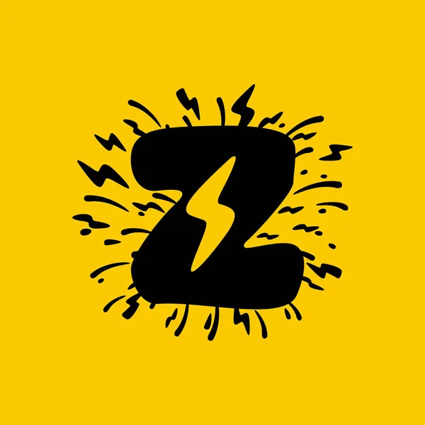 Letter z lightning Vector Art Stock Images | Depositphotos