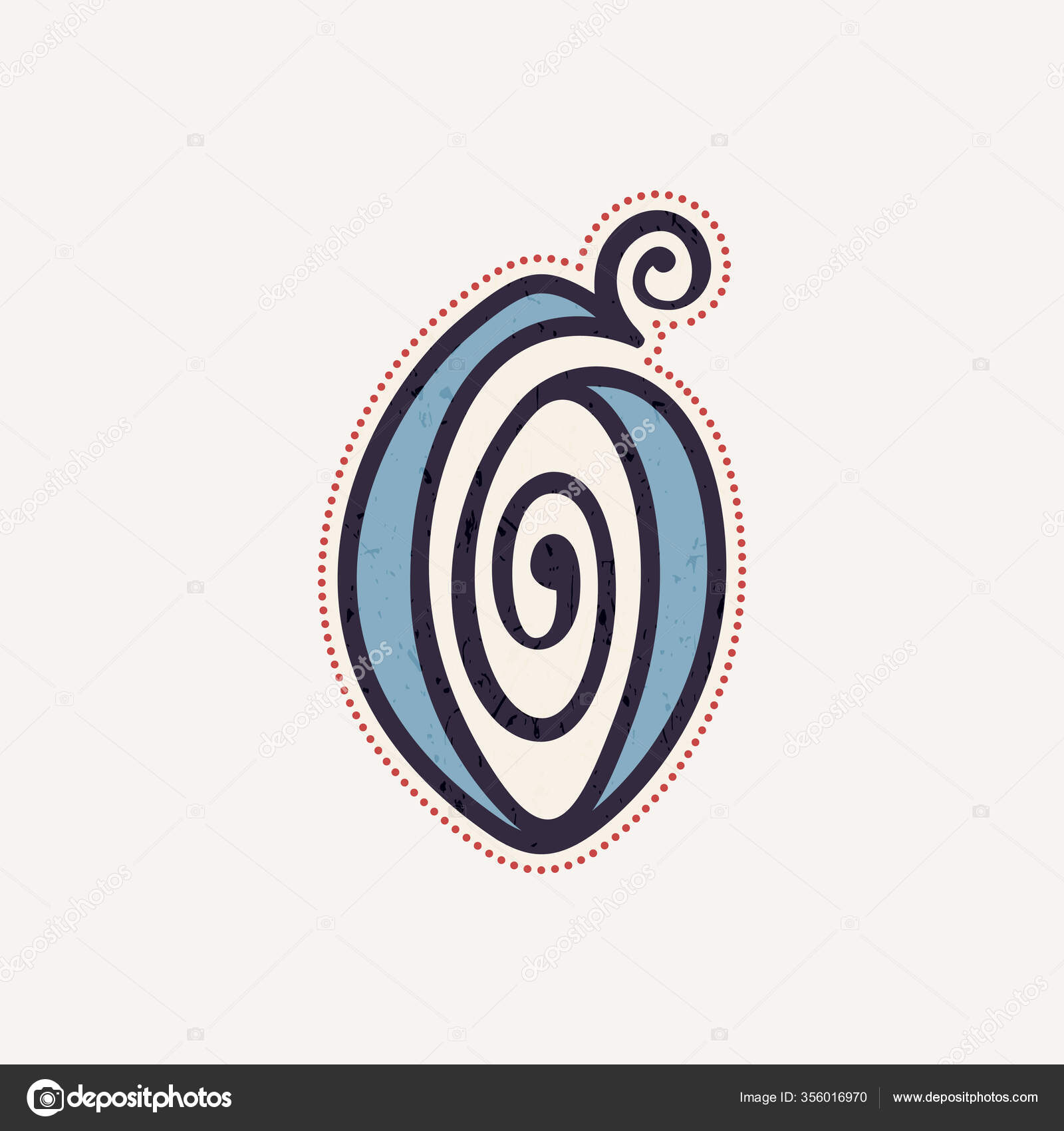Number Zero Logo True Celtic Knot Spiral Style Perfect Typeface Stock ...