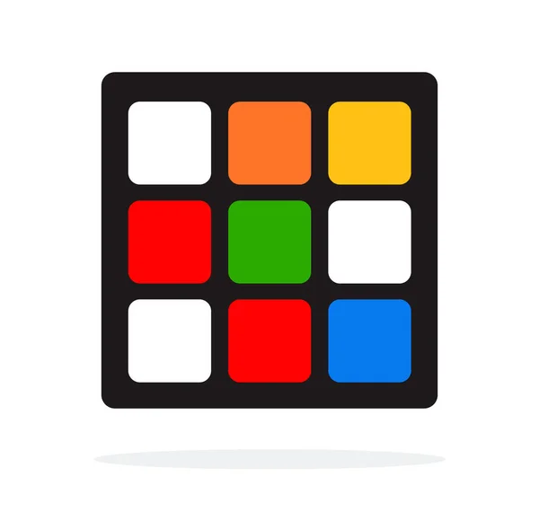 Flat rubik cube Vector Art Stock Images | Depositphotos