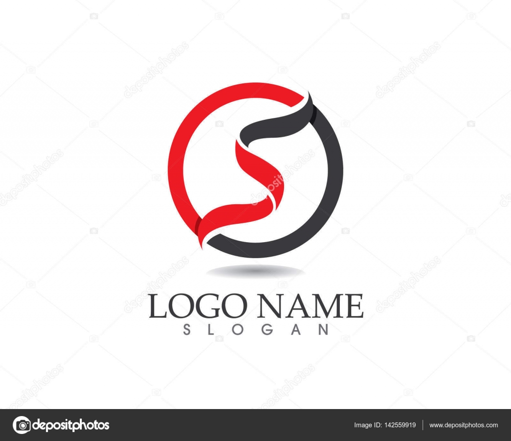 S letter logo vector and template — Stock Vector © Hatigraphic #142559919
