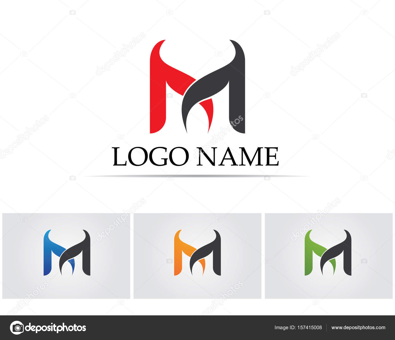 Letra Vector Iconos Tales Logos Plantilla Vector de stock #157415008 de ...