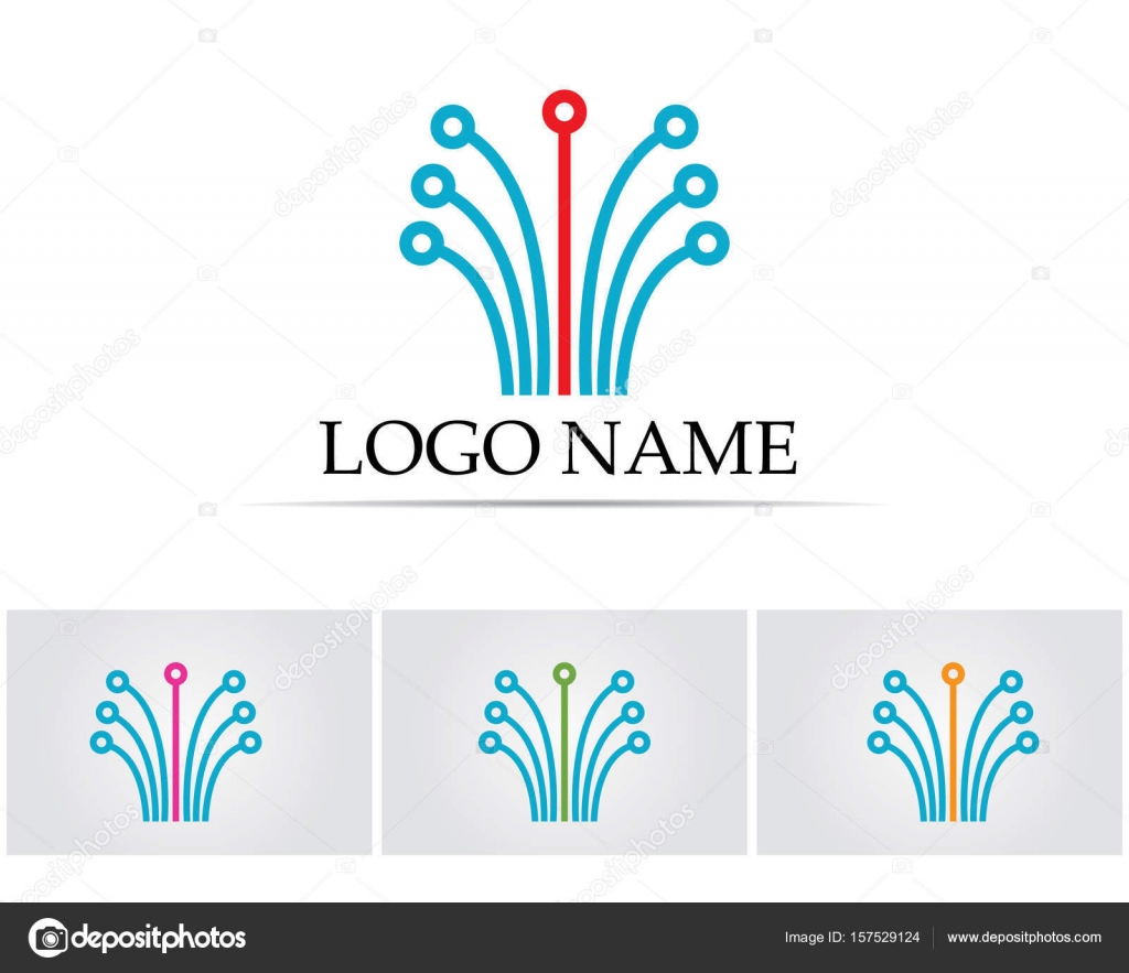 Logotipo y símbolos del cable de Internet Vector de stock #157529124 de ...