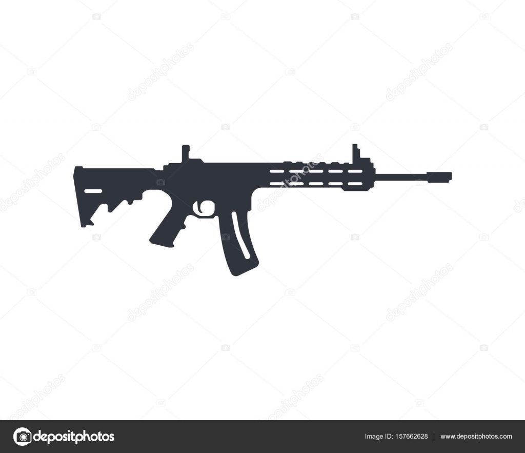 Gun and shoot logo and symbols Stock Vector Image by ©Hatigraphic ...