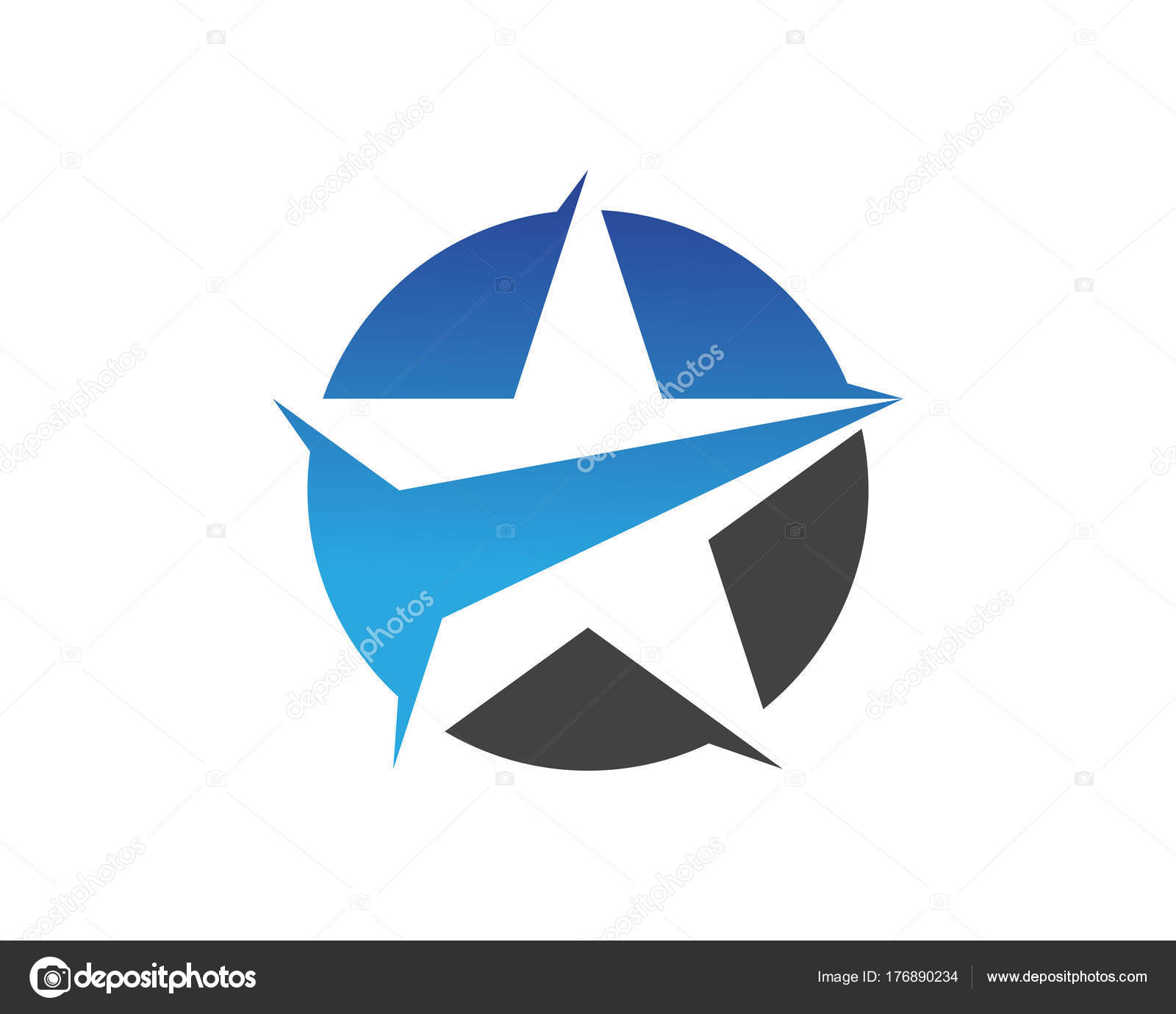 Star Logo and symbols icons Template app Stock Vector by ©Hatigraphic ...